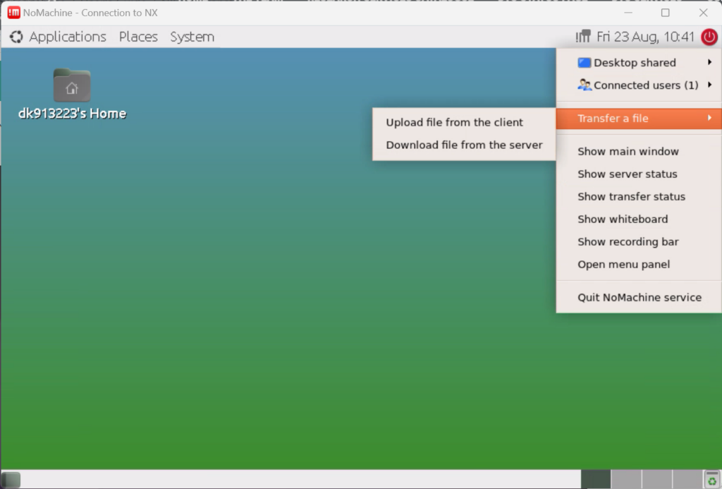 NX File Transfer - Academic Computing Team