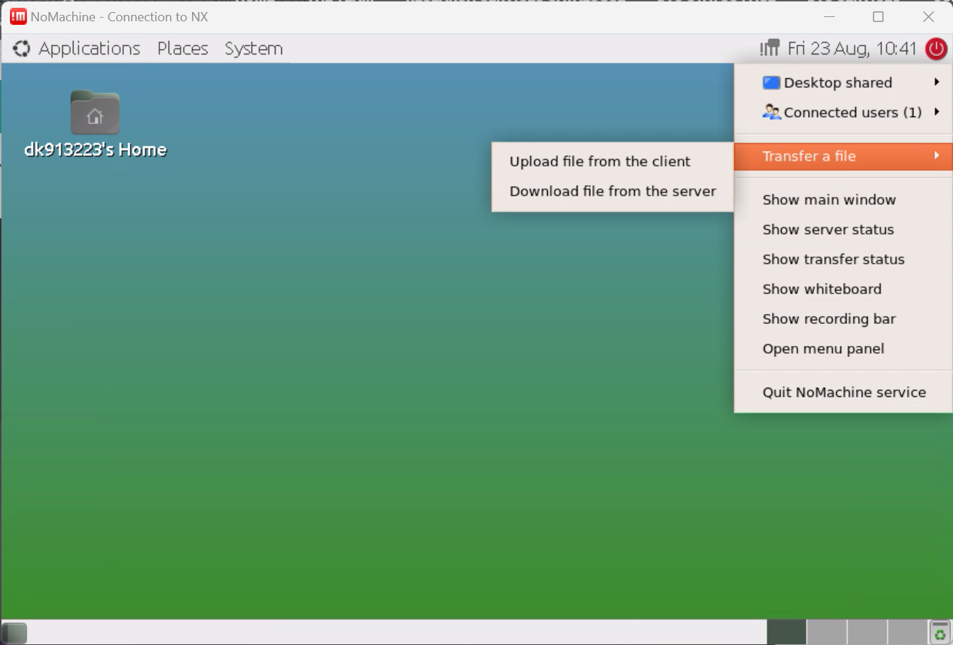 NX File Transfer - Academic Computing Team