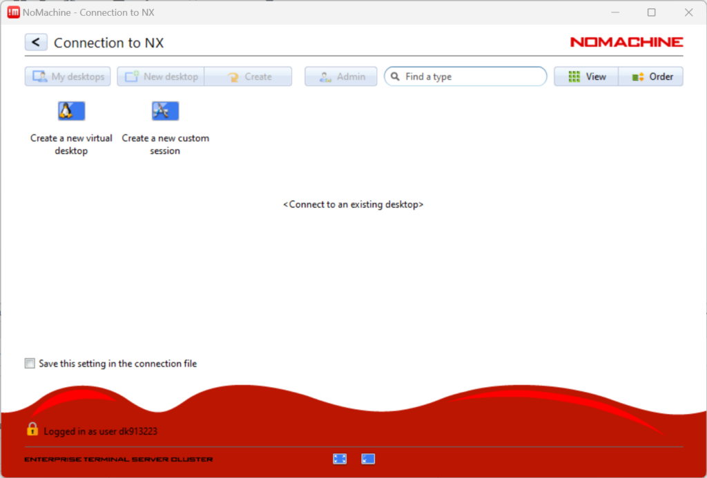 Connecting to nx.reading.ac.uk via NoMachine - Academic Computing Team