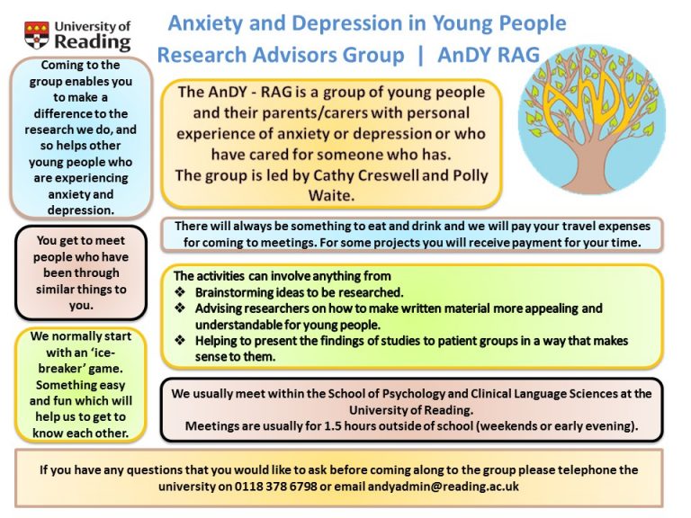 The Anxiety and Depression in Young People Research Advisors Group ...