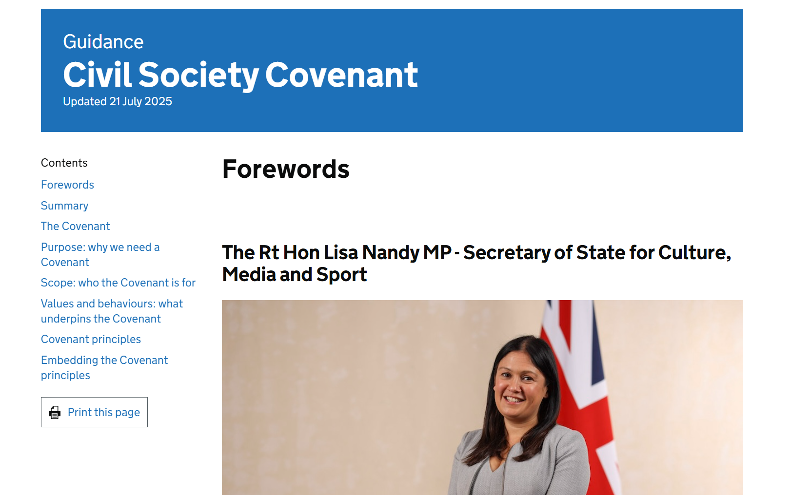 Back to the future? The Civil Society Covenant: a new era of civic ...