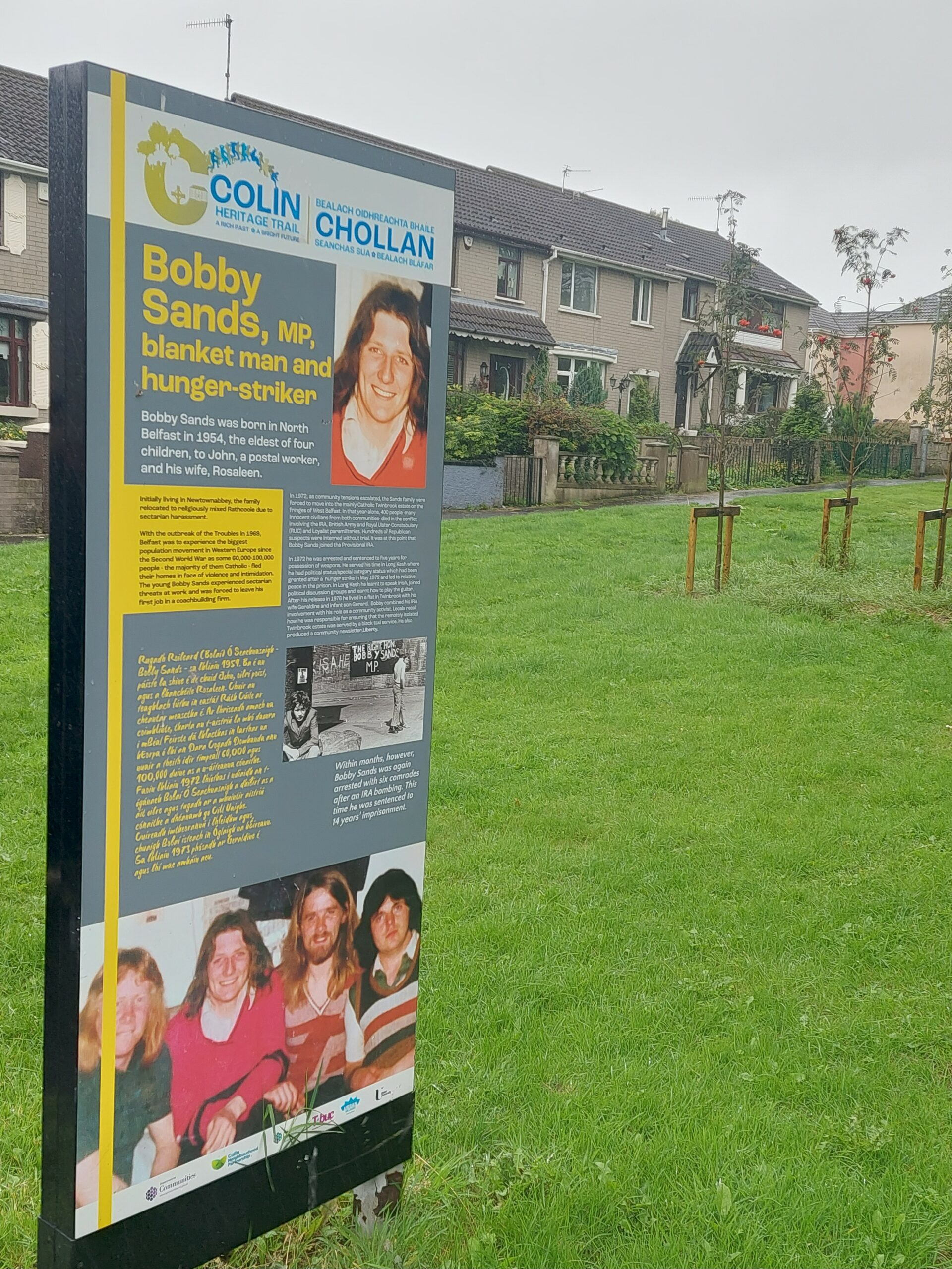 Bobby Sands memorial. Colin, Northern Ireland - Just Neighbourhoods?