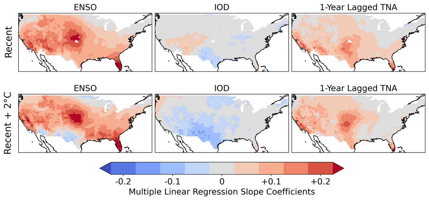 How Global Climate Patterns Shape Wildfire Risk in the United States ...